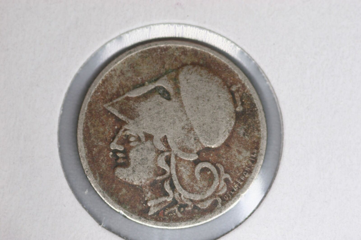 1926 - B - Greece - 50 Aenta Coin - G – The Jittery Horse
