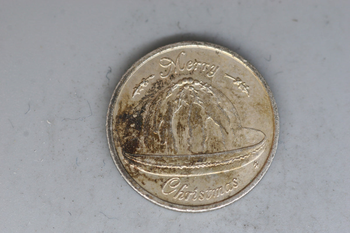 1950 - Christmas Pudding Coin Company - Silver Token - MCMXC - VF – The ...